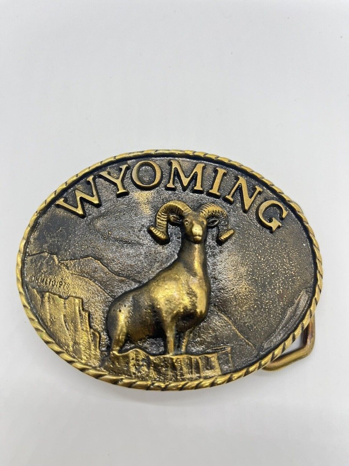 Heritage Mint Registered Collection Wapiti Wyoming RAM Sheep Belt ...