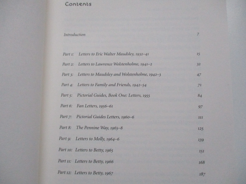 SIGNED Hunter Davies THE WAINWRIGHT LETTERS Alfred Wainwright 2011 ...