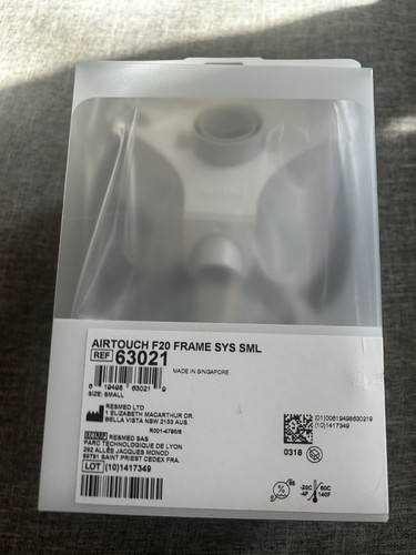 AirTouch F20 Frame SYS SMALL 63021 Sealed New in Box ResMed | eBay