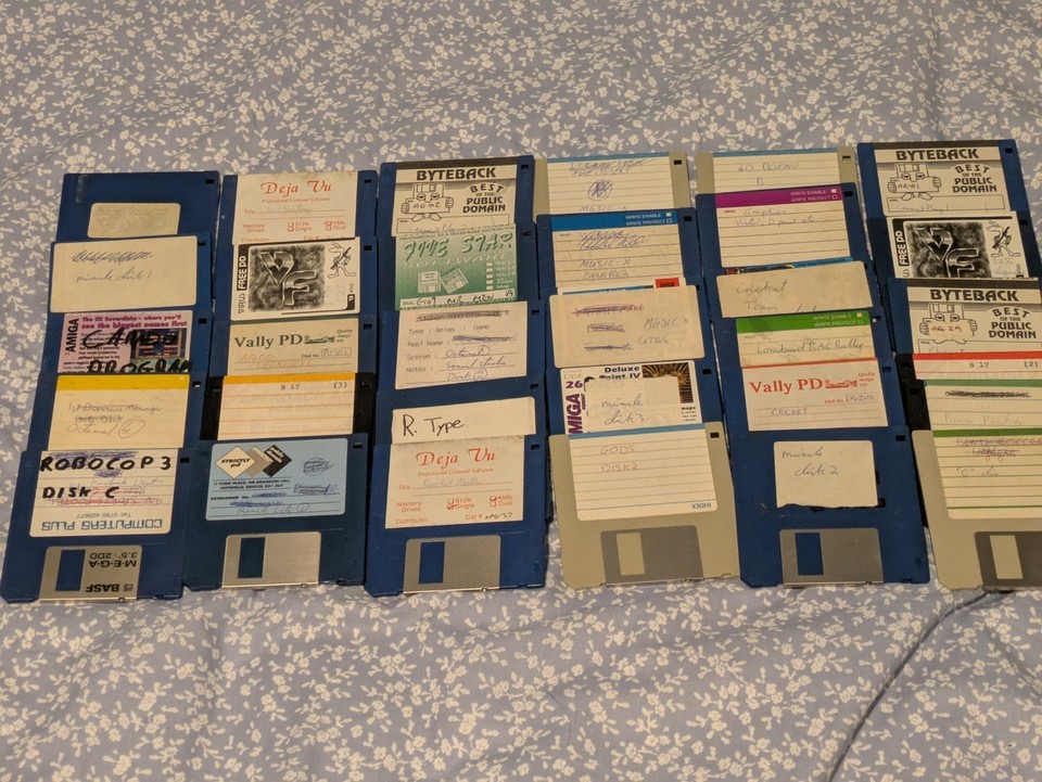 AMIGA Floppy disk collection,various, - 50 disks | eBay UK