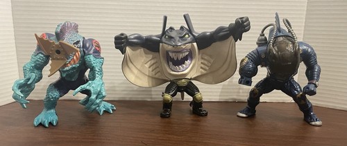 Mattel Vintage Street Sharks Action Figure Lot Manta Man Slash Dr ...