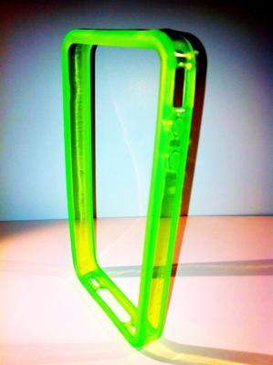 New Bumper iPhone 4 4S Green Fluorescent Transparent | eBay UK