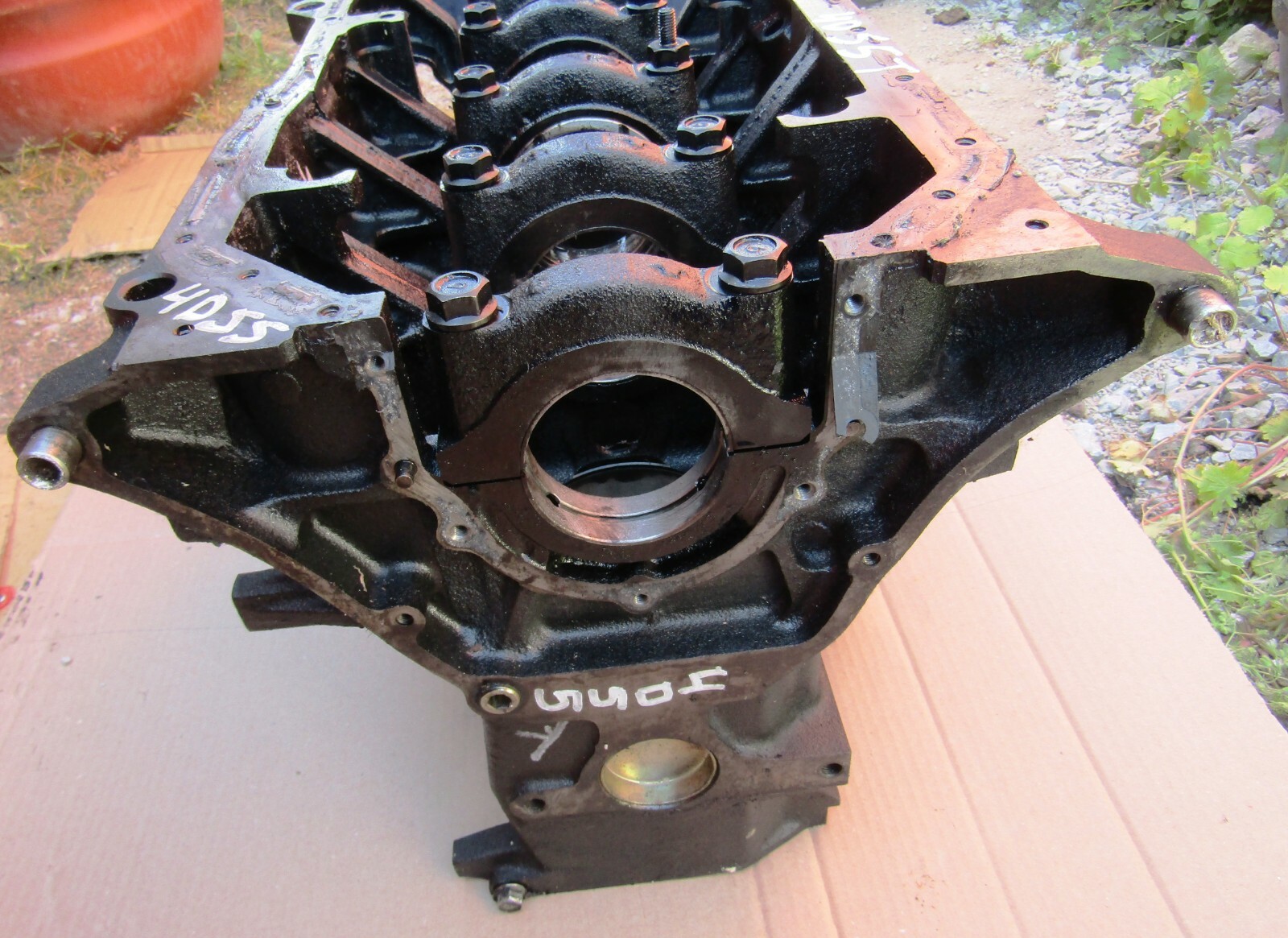 Mitsubishi Engine 4D55-T 2,3cc OHC 8V bare engine block empty STD used ...