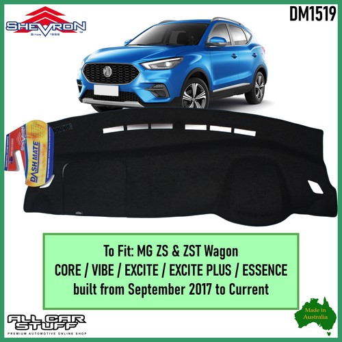 Black Dash Mat for MG ZS & ZST (All Models): from 09/2017 to Current ...