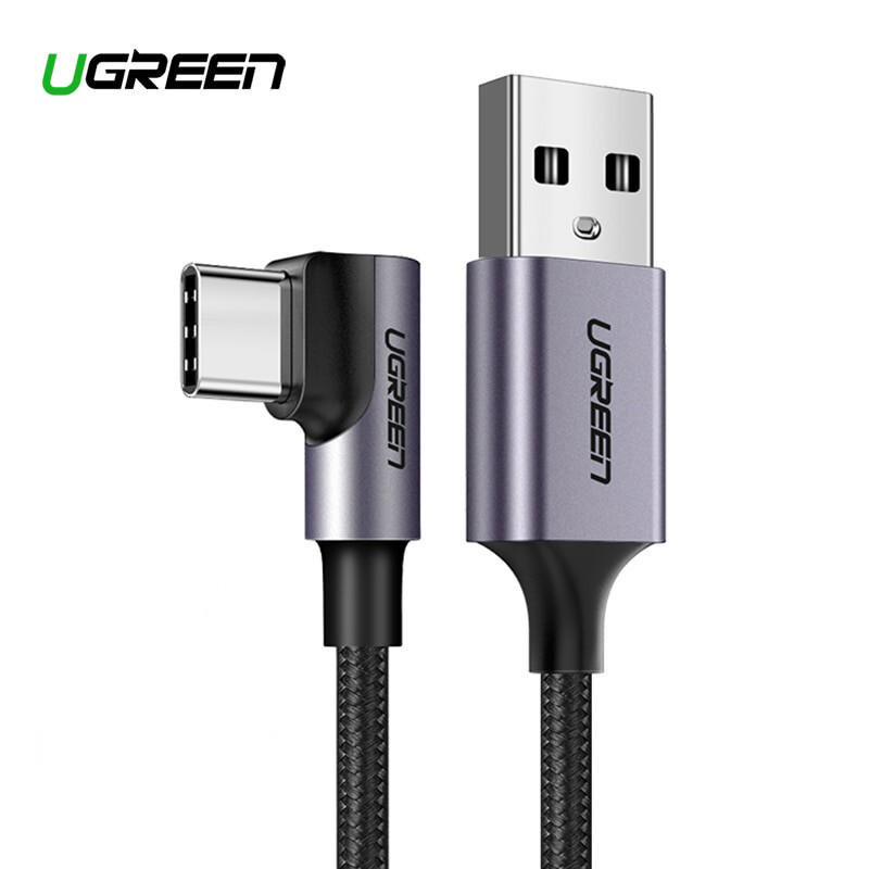 Ugreen USB Type C 90 Degree Angle Cable Data Sync and Fast Charge - 0 ...