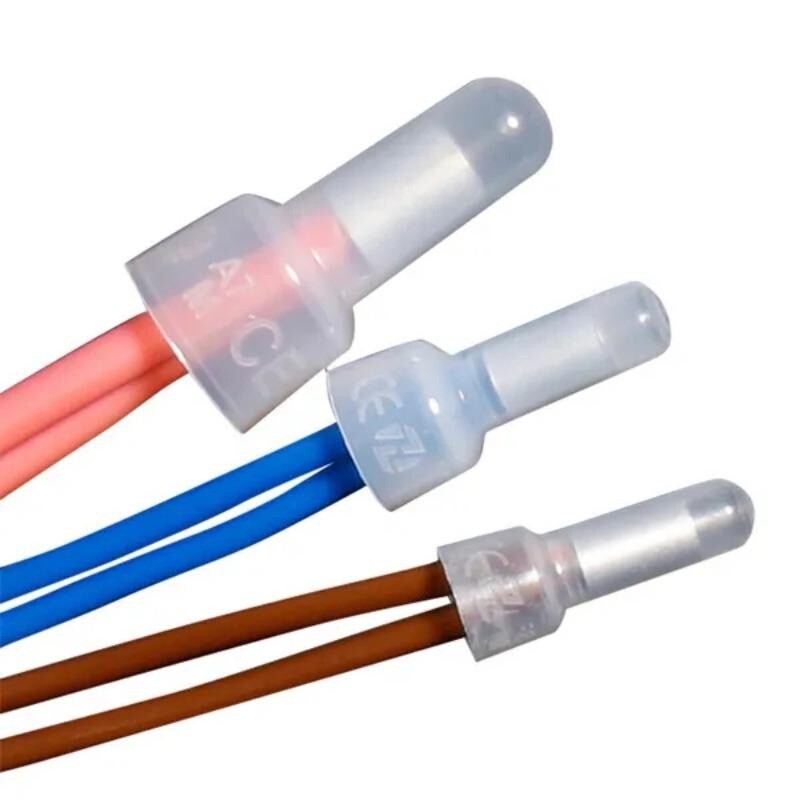 900PCS Closed End Crimp Terminal 22-10AWG Wire End Caps Nylon Wire ...