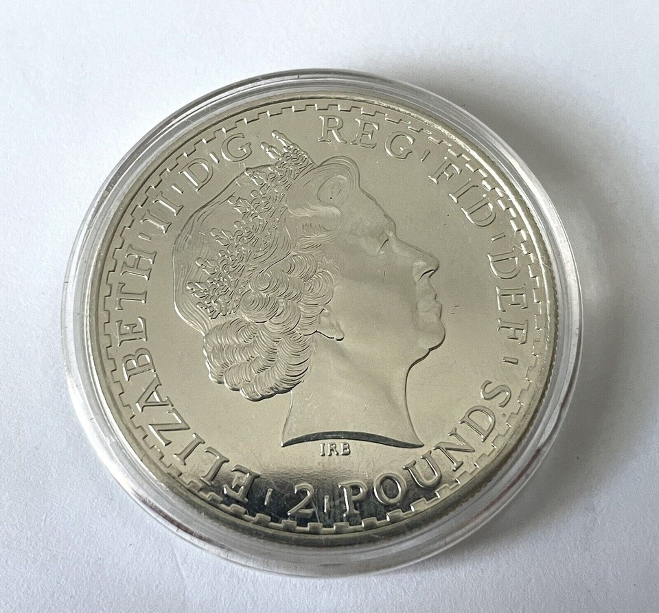 2005 SILVER BRITANNIA 1OZ 1 OUNCE FINE SILVER 2 POUNDS COIN | eBay UK