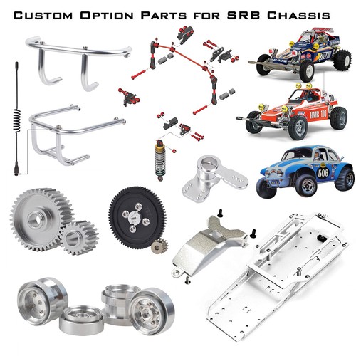 Option Aluminum Upgrades Parts Chassis Kit for Tamiya Sand Scorcher ...