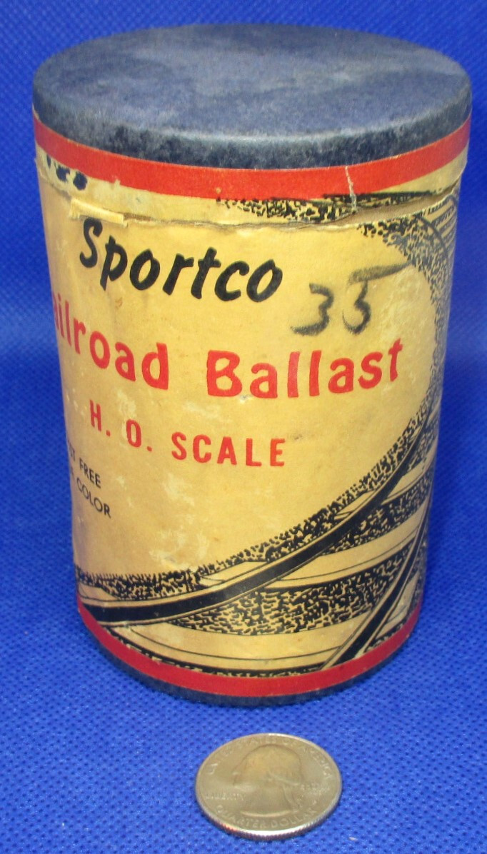 Vintage Model Train Railroad Ballast Sportco Products HO Scale - Used ...