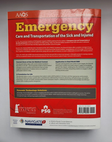 Emergency Care and Transportation of the Sick and Injured by Aaos ...