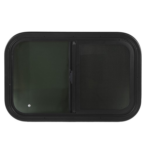Horizontal Sliding RV Window 23.6 X 11.8in Uv Resistant Tempered Glass ...