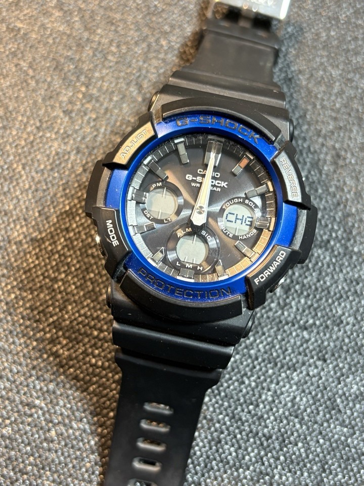Casio G Shock Tough Solar 5445 GAS-100B Digital Watch Untested Needs ...