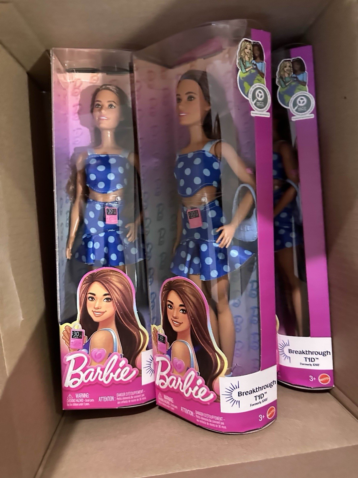Barbie Fashionistas #242 Doll w/ Type 1 Diabetes CGM Pump – Ships Today ...