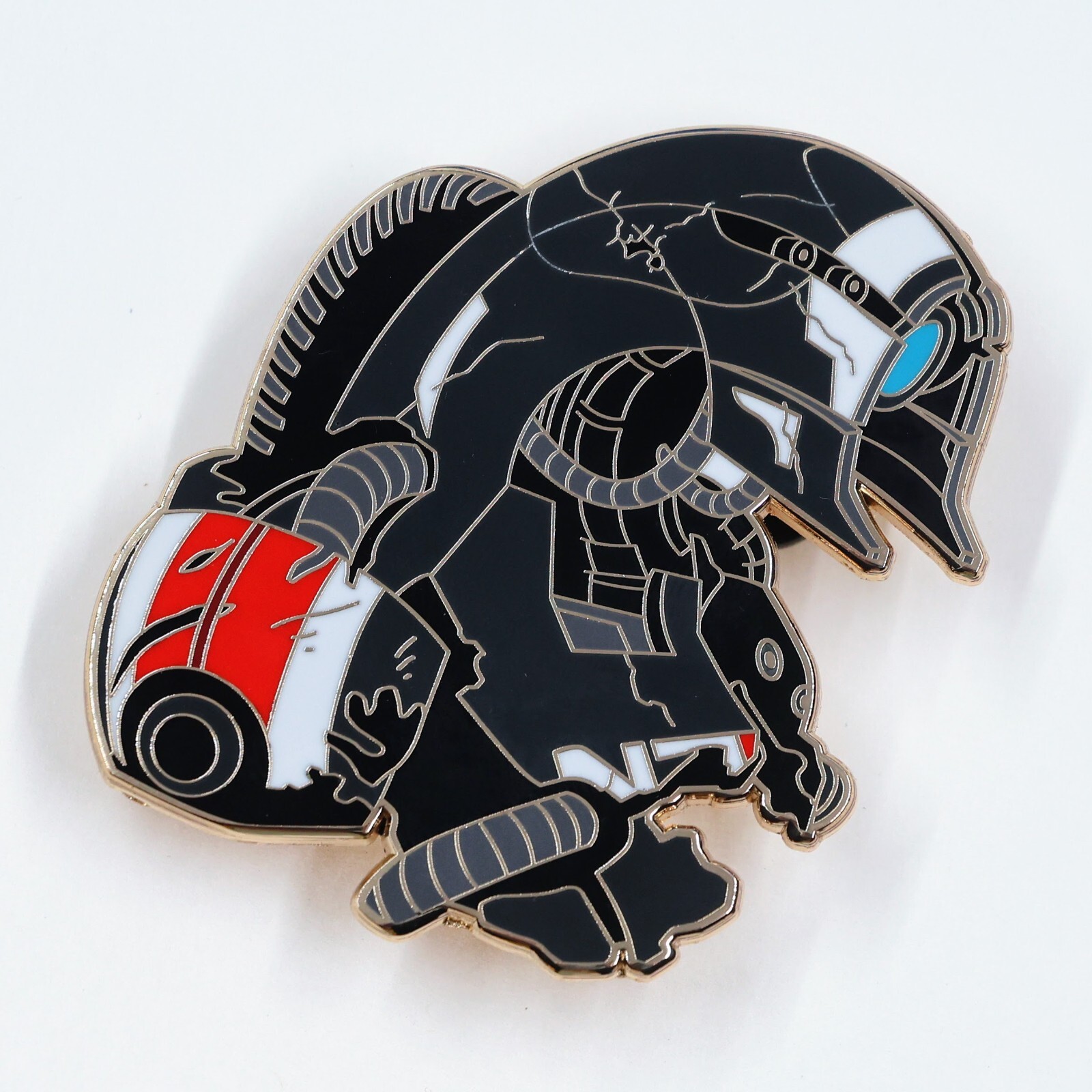 Mass Effect Legion Geth Portrait 2.5" Enamel Pin Figure Krogan