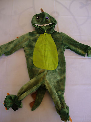 NEW Halloween Theater Koala Kids Full Green Lizard Dragon Costume 3D ...