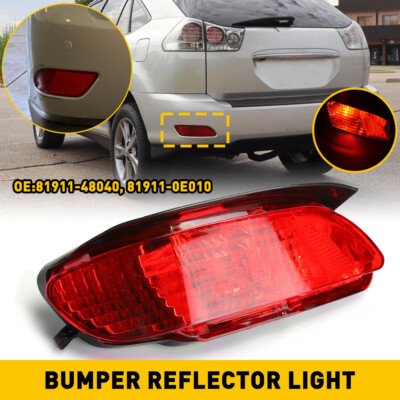 Left Rear Marker Bumper Reflector Light Lens For Lexus RX330 2004-2009 ...