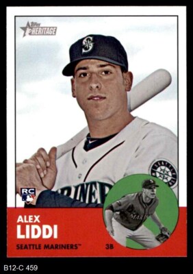 2012 Topps Heritage #459 Alex Liddi Mariners SHORT-PRINT 8 - NM/MT | eBay