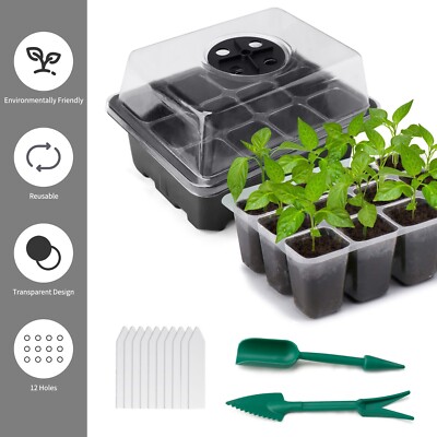 Plant Grow Kit Seed Trays Reusable Starter Cloning Propagation ...