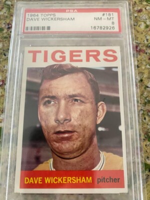 1964 Topps Dave Wickersham Psa 8 | eBay