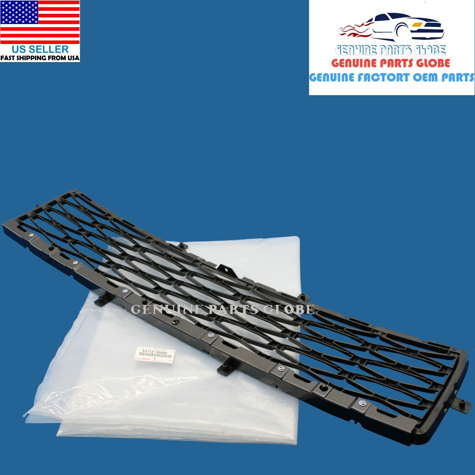 GENUINE OEM TOYOTA 14-20 4RUNNER FRONT LOWER BUMPER RADIATOR GRILLE ...