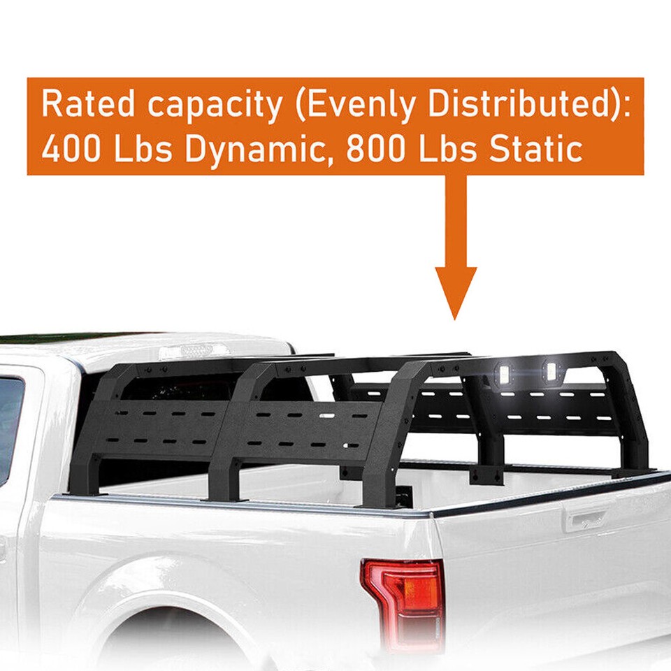 Adjustable Truck Rack Bed Rack Heavy Duty Pickup for Ram 1500/Silverado ...