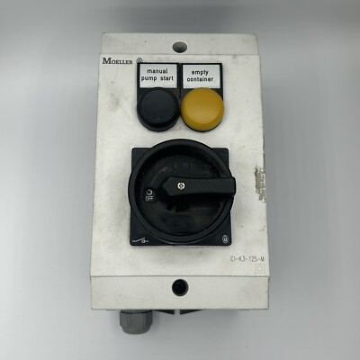 Moeller CI-K3-125-M Pump Control Panel | eBay