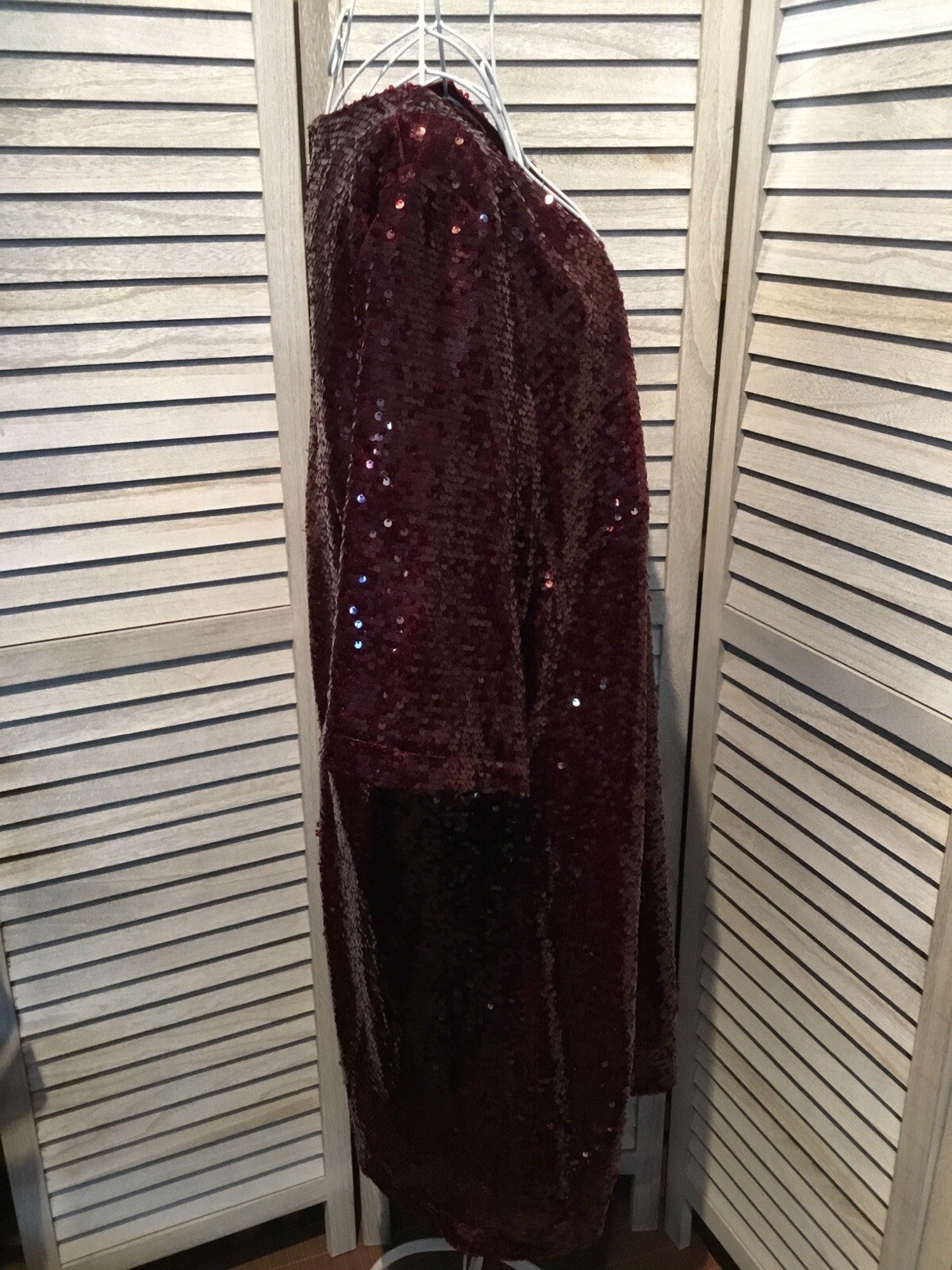 ️City Chic Ruby Red Sequins Short Evening Cocktail Dress Size M 18-20 ...