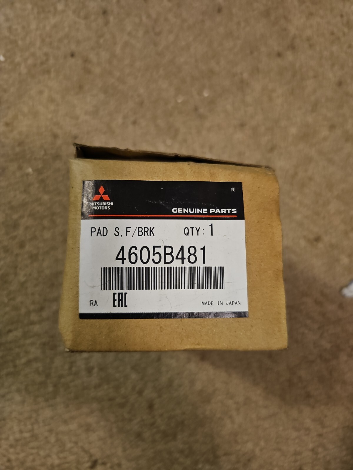 Mitsubishi Eclipse Cross - Front Brake Pads - 4605B481 | eBay Australia