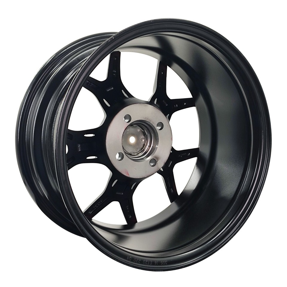 15X 7.5 Inch Black Machine Face Inner Lip Red Wheels Rim 4x100 Wheel 4 ...