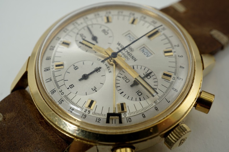 Wakmann Chronograph Triple Calendar 1315.01.74 Valjoux 730 Sports c ...