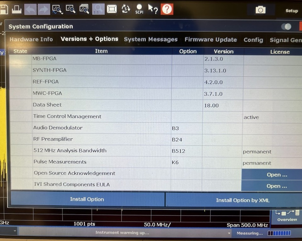 Rhode and Schwarz FSW43 B3,B24,B512,K6 Signal and Spectrum Analyzer to ...