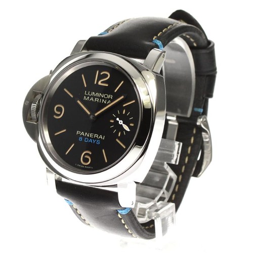 PANERAI PAM00796 Luminor Left Hand 8 Days Achaio Men's #C139 | eBay