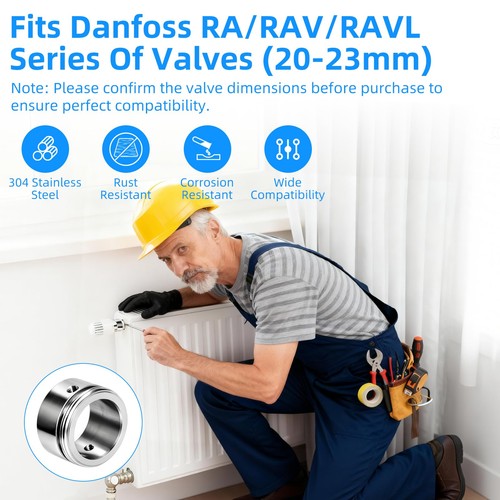 Adaptateur de thermostat de radiateur pour valves RA/RAV/RAVL ...