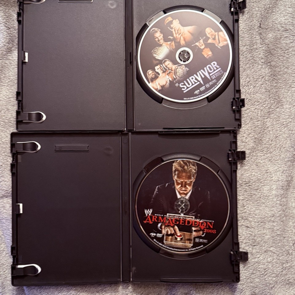 2008 WWE PPV Collection - 14 DVDs - Rare - Good Condition. | eBay