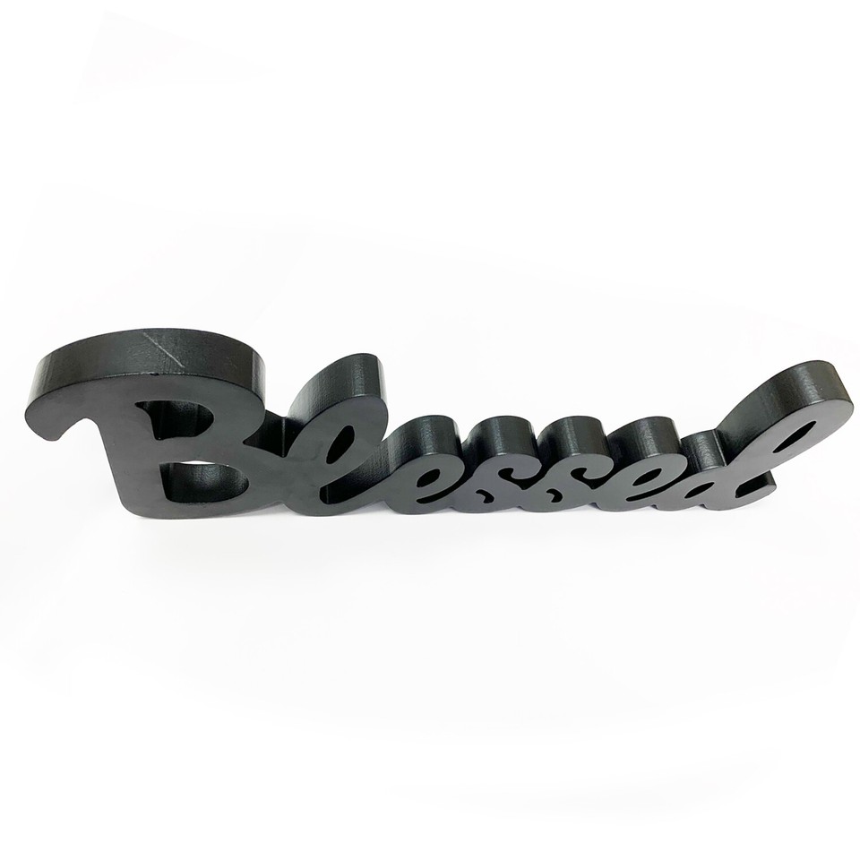 Wood Letters Table Top Sign Free Standing Letters Wall Decoration Word ...