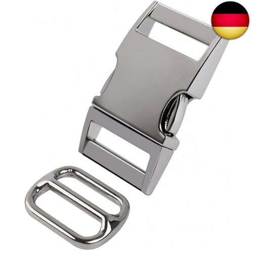 52 mm Steckverschluss Metall und 33 mm Gurtversteller, Metall Schnallen ...