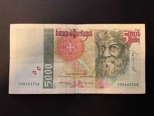 5000 Escudos - Vasco da Gama - 1995 | eBay