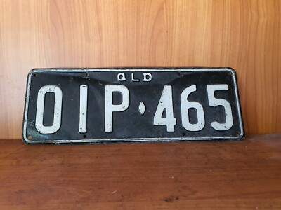 Qld Number Plate (OIP465) | eBay