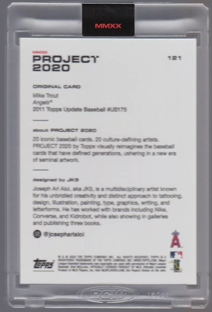 2020 Topps Project 2020 #121 Mike Trout PR20961 | eBay