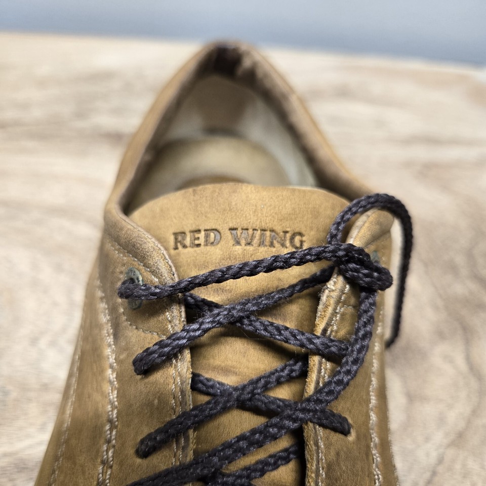 Red Wing 11.5D Camel Brown Suede Leather Derby Lace Up Comfort 4973 ...