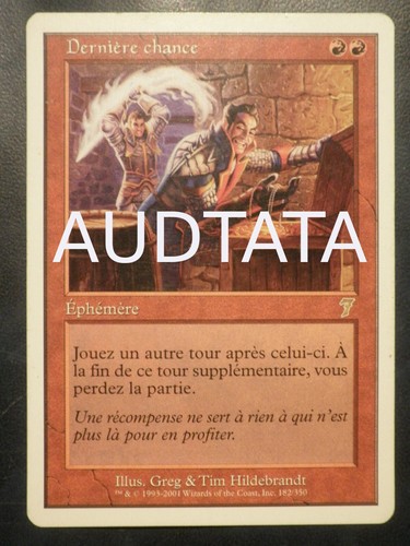 mtg magic final fortune 7 th e edition FRENCH vf fr derniere chance 2 ...