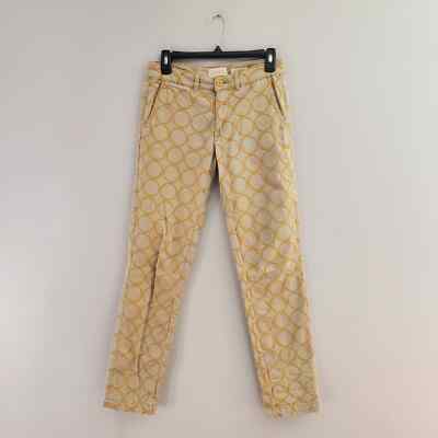 Chino by Anthropologie Relaxed Fit Embroidered Circle Patterned Pants ...