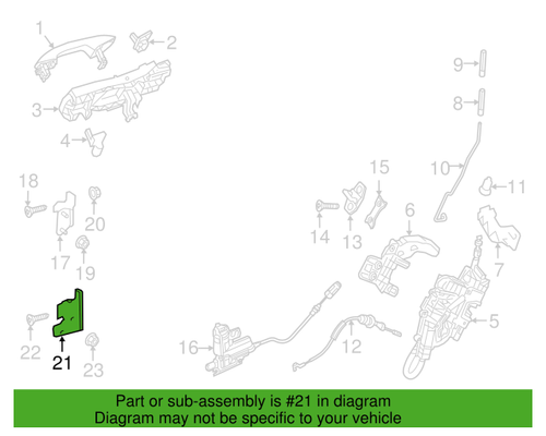Mercedes Benz E350 E450 E53 AMG 2017-2023 Rear Left Lower Hinge OE ...