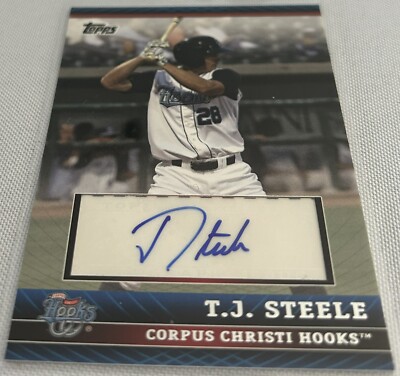 2010 Topps Pro Debut Minor League T.J. Steele Corpus Christi Hooks ...