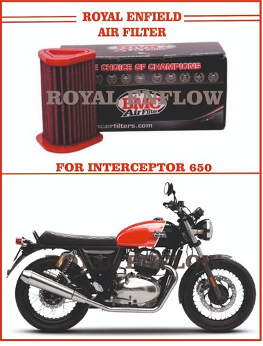 Fit for Royal Enfield Air Filter for INTERCEPTOR 650 | eBay