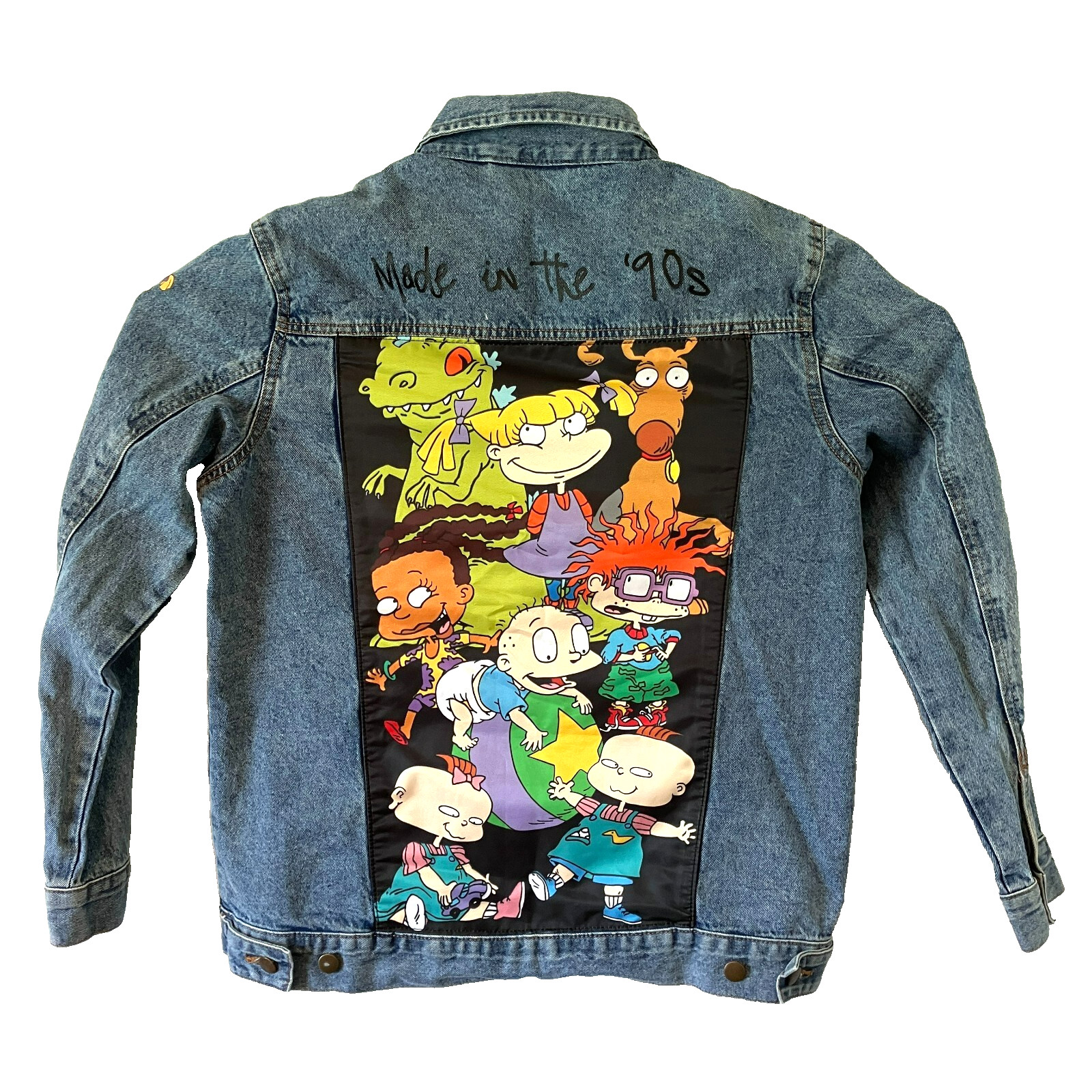 Rugrats Nickelodeon Denim Jacket Unisex Medium 'Made … - Gem