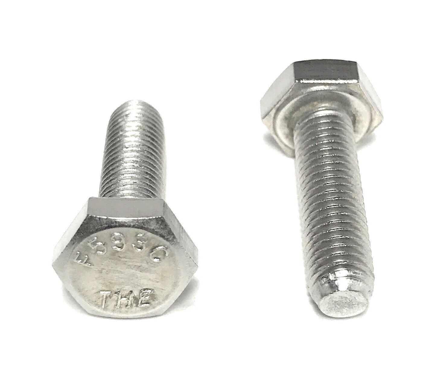 (25) 1/4-28x7/8 Stainless Steel Hex Cap Screws FT Hex Bolts (UNF) FINE ...