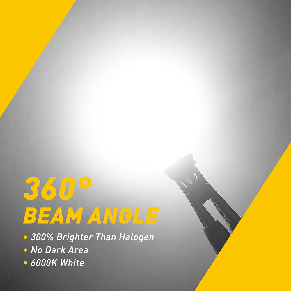 2* AUXITO LED Interior Map Light Bulbs White 6000K T10 W5W 168 194 2825 ...