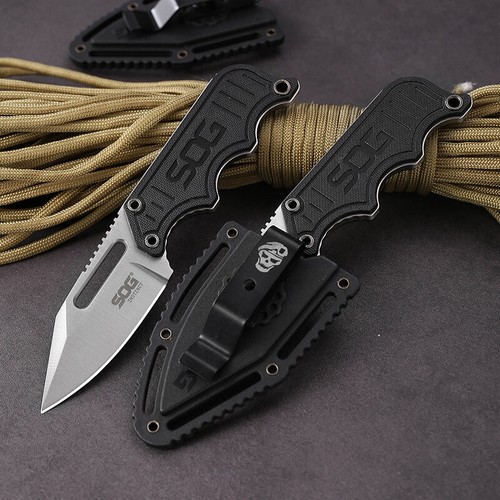 2025 SOG Instinct Mini Knife with Sheath - 4.8'' Tactical Mini Fixed ...