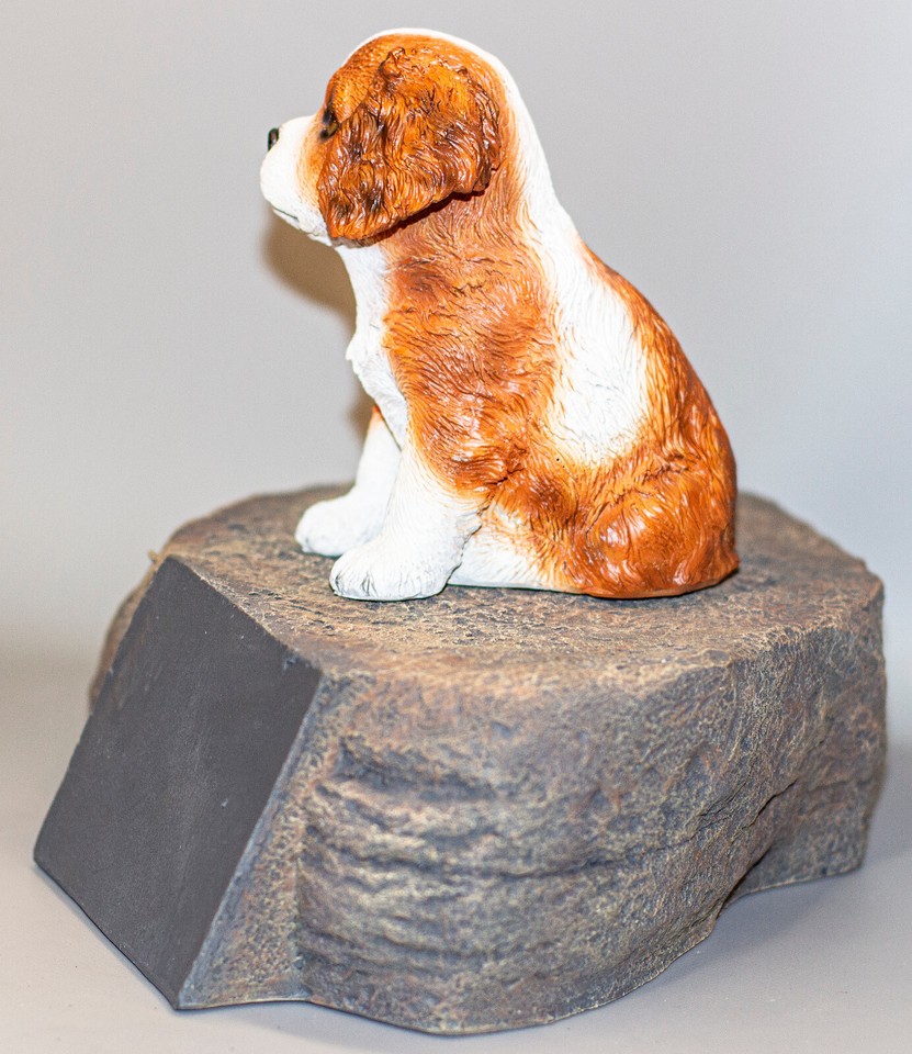 Cocker Spaniel Cremation Urn Pet Memorial Tombstone Plaque Dog Funeral ...